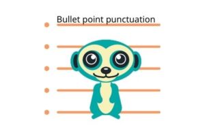 Bullet Point Punctuation, List Punctuation